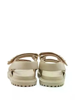 Dior Dioract Flat Sandals - Neutrals