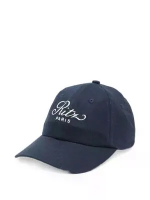 FRAME Ritz Paris Embroidered Baseball Cap - Blue