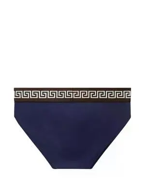 Versace Cotton-jersey Briefs - Blue