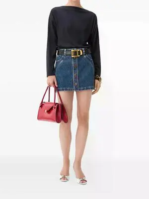 Versace Denim Mini Skirt