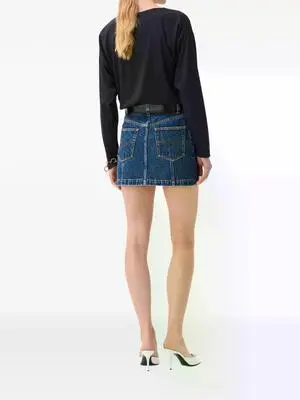 Versace Denim Mini Skirt