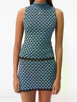 Versace Greca Geometric-pattern Top