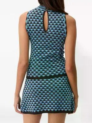 Versace Greca Geometric-pattern Top