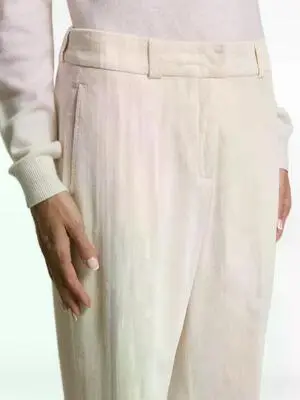 Peserico Corduroy-effect Tapered Trousers
