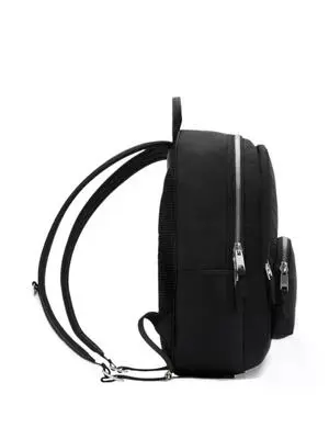 Burberry Knight Logo Zip Backpack