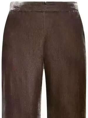Malìparmi Velvet Straight-leg Trousers