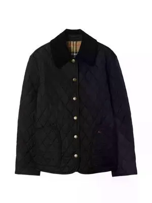 Burberry Quilted Nylon Dranefeld Barn Jacket - Black