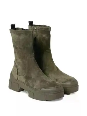 VIC MATIE Suede Chunky-sole Ankle Boots
