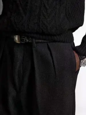 Polo Ralph Lauren Pleated-detail Turn-up Trousers