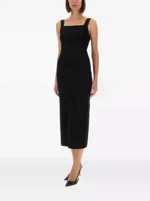 Khaite Dixi Midi Dress - Black