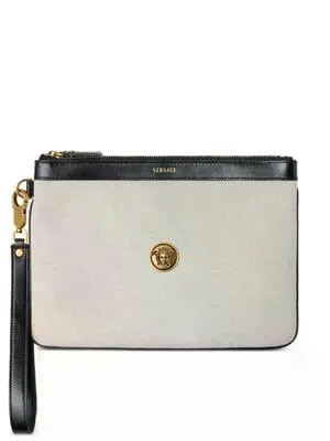 Versace Rivière Canvas Pouch