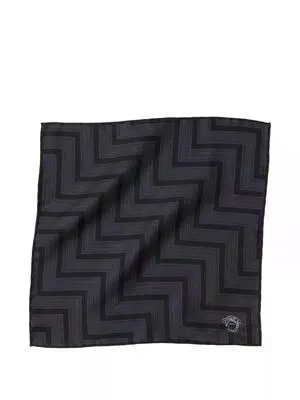 Versace Medusa-print Scarf - Black
