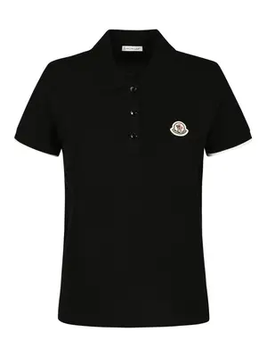 Moncler Ss Polo - Black