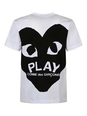 Play Comme Des Garcon T-shirt Black Emblem