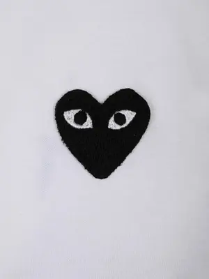 Play Comme Des Garcon T-shirt Black Emblem