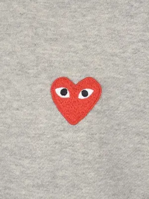 Play Comme Des Garcon Sweatshirt Red Emblem