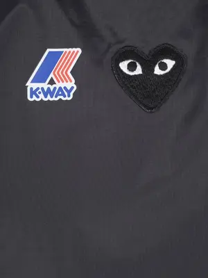 Play Comme Des Garcon K-way Full Zip Jacket Emblem