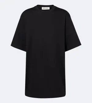 RÓHE Cotton And Silk-blend Jersey T-shirt - Black