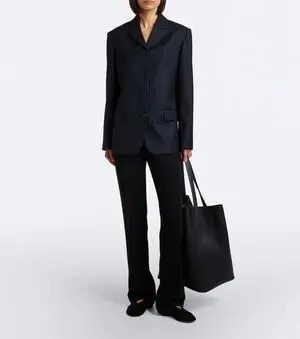 THE ROW Clement Leather Tote Bag