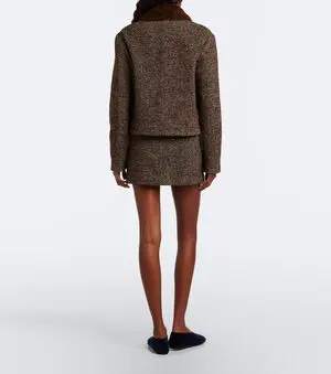 Vince Tweed Miniskirt