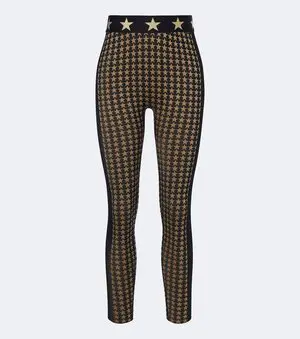Goldbergh Celeste Printed Ski Leggings - Black
