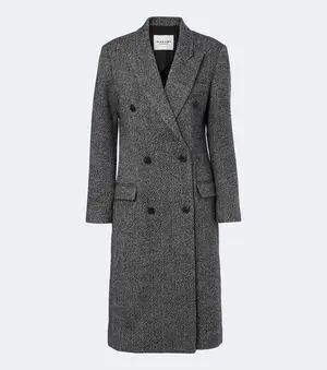 MARANT ETOILE Vamara Wool And Cotton-blend Coat