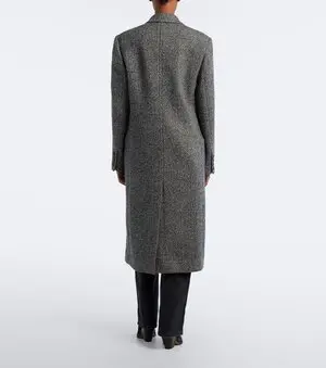 MARANT ETOILE Vamara Wool And Cotton-blend Coat