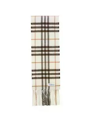 Burberry Narrow Check Cashmere Scarf