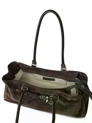 MARGESHERWOOD Soft Grandma Suede Shoulder Bag