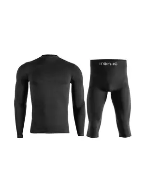 IRON-IC T-shirt And 3/4 Pants Icone 2.3 - Black
