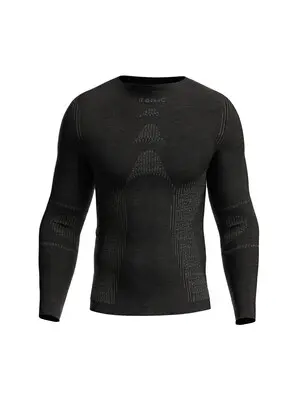 IRON-IC Long-sleeve Merino T-shirt 40 - Black
