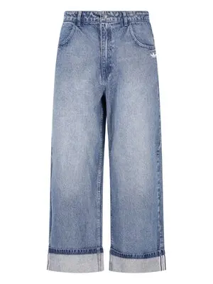 Adidas Wide-leg Jeans "adi008 - Blue