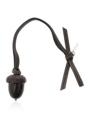 MAISON MARGIELA Acorn-shaped Keychain - Brown