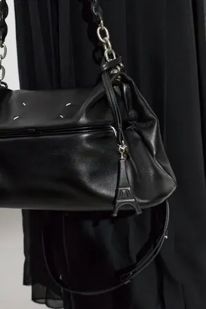 MAISON MARGIELA Leather Eiffel Tower Keychain