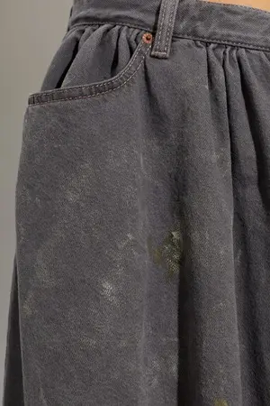 MAISON MARGIELA Denim Skirt With A 'vintage' Effect