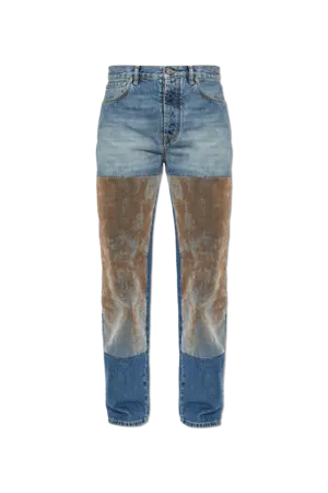 MAISON MARGIELA Vintage’-effect Straight-leg Jeans - Blue