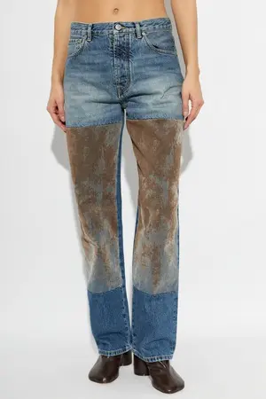 MAISON MARGIELA Vintage’-effect Straight-leg Jeans