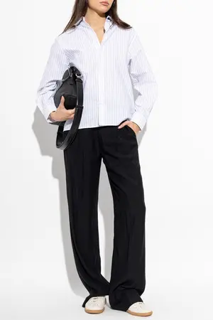 MAISON MARGIELA Wool Trousers With Side Stripes