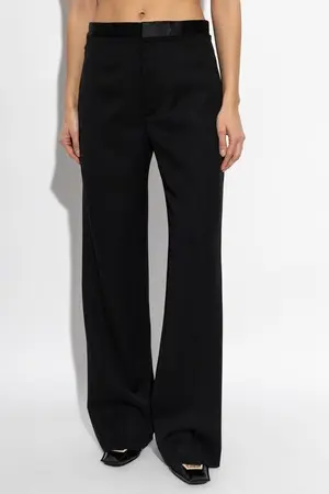 MAISON MARGIELA Wool Trousers With Side Stripes