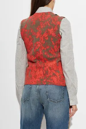 MAISON MARGIELA Wool Vest With A V-neck