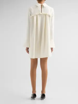 KIKA VARGAS Fara Embroidered Mini Dress