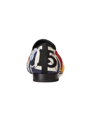 Polo Ralph Lauren Paxton Patches Canvas Slippers