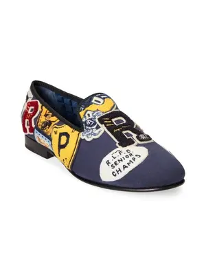 Polo Ralph Lauren Paxton Patches Canvas Slippers