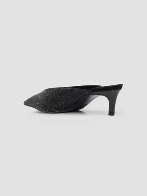 Schutz Loren 50mm Embellished Kitten-heel Mules