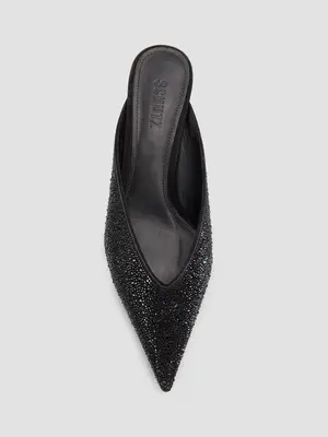 Schutz Loren 50mm Embellished Kitten-heel Mules