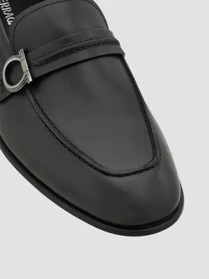 FERRAGAMO Venice Gancini Leather Loafers