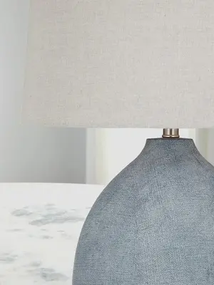 BASSETT MIRROR Leith Linen Shade Table Lamp