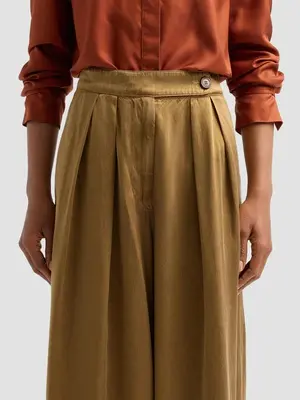 Dries Van Noten Pleated Wide-leg Trousers