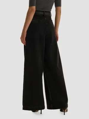 FAVORITE DAUGHTER Pleats For Days Wide-leg Jeans