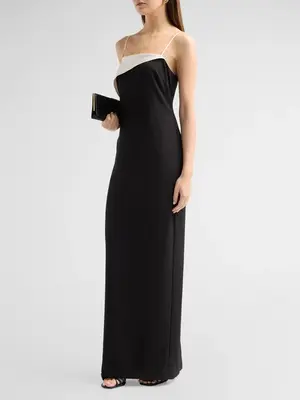 TOCCIN Zuma Asymmetric Maxi Dress